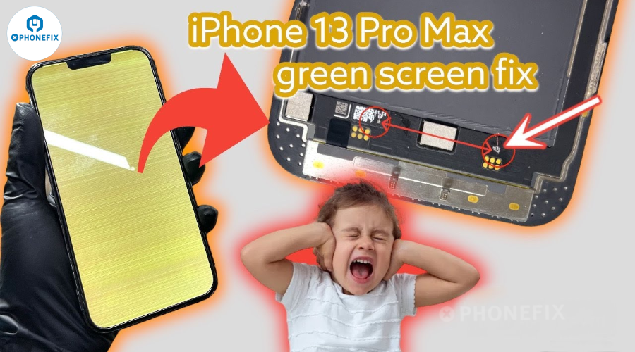 วิธีซ่อมแซมปัญหาหน้าจอสีเขียวของ iPhone 13 Pro Max