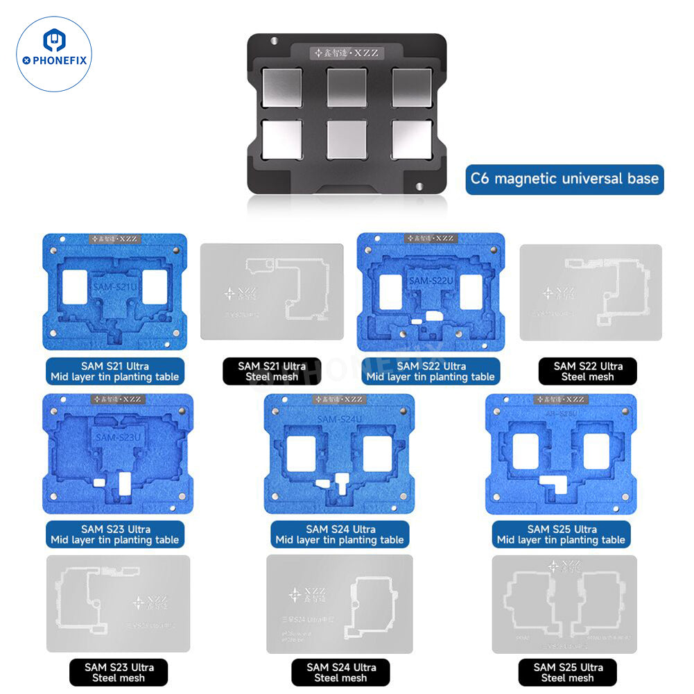 XZZ AR SAM Middle Layer Reballing Platform for S21/S22/S23/S24/S25 Ult
