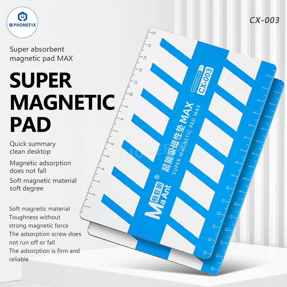 MaAnt CX-003 Super Magnetic Pad Screw Storage Measuring Ruler