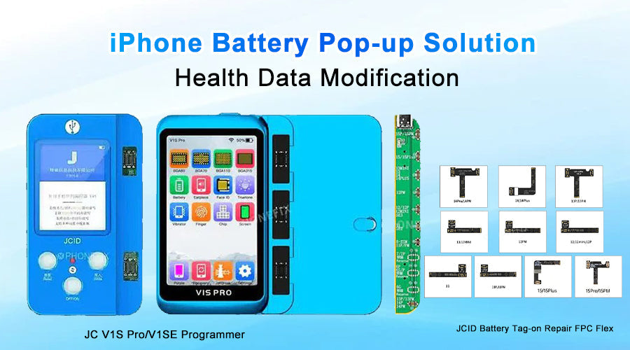 JCID Battery Flex Cable: Fix iPhone Battery Popup and Health Data ...