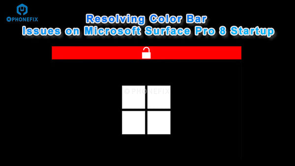 Resolving Color Bar Issues on Surface Pro 8 Startup