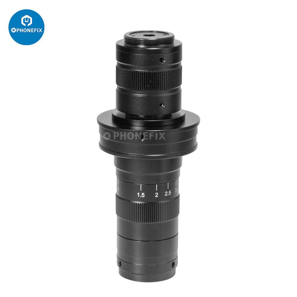 0.7X-4.5X C-Mount Zoom Lens For Electronic Microscope HDMI Camera