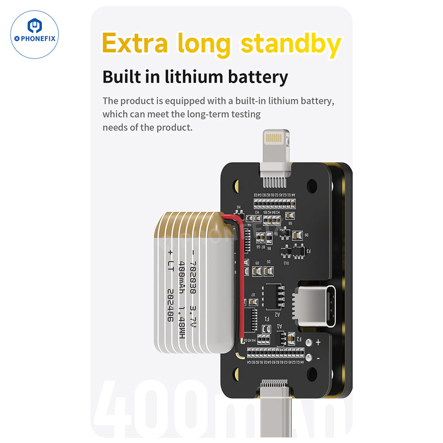 Mechanic Type-C Lightning Charging Port Detector Tail Plug Tester