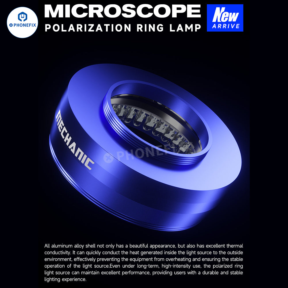 Mechanic LS720 Adjustable Microscope Polarization Ring Lamp
