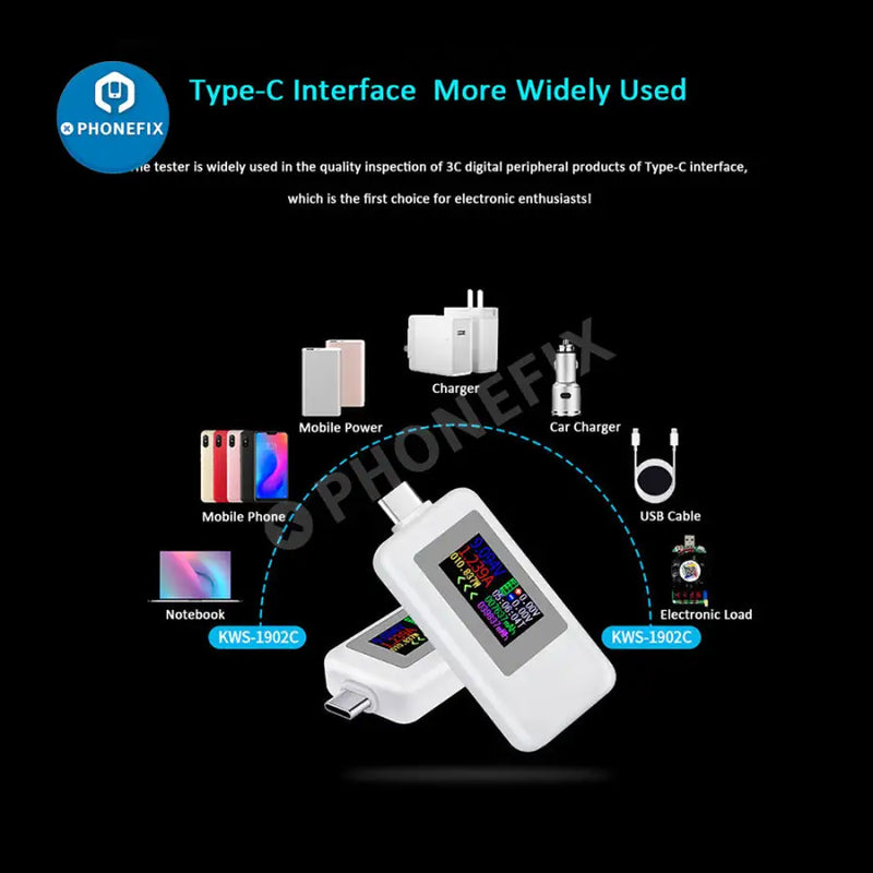 10 In 1 Multi-function Type-C USB Current Voltage Tester Meter