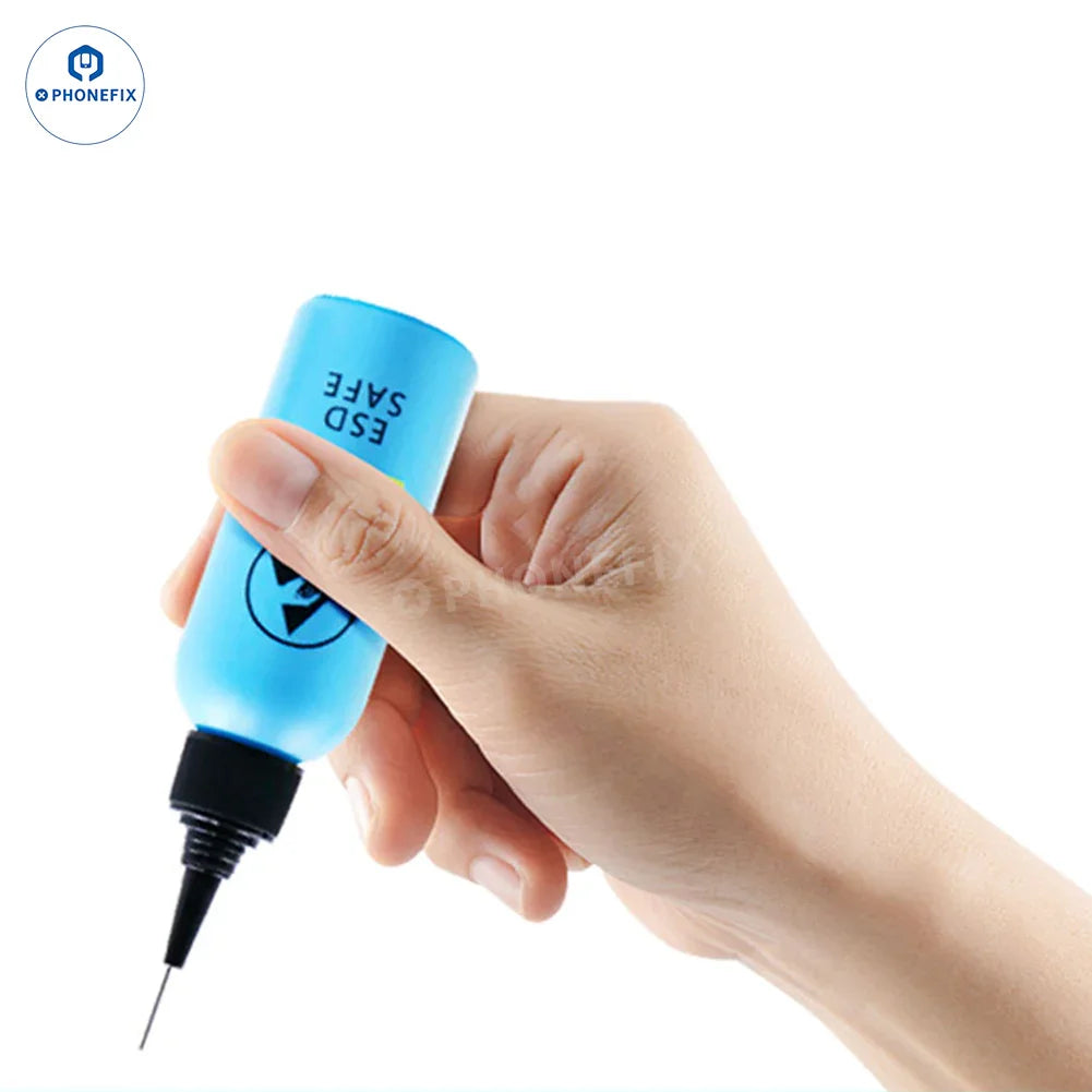 60ML Antistatic Solvent Bottle With Needle Tip Flux Dispenser