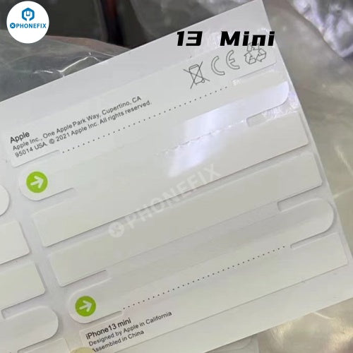 For iPhone 13/14/15/16/17 Pro Max Package Box Seal Sticker