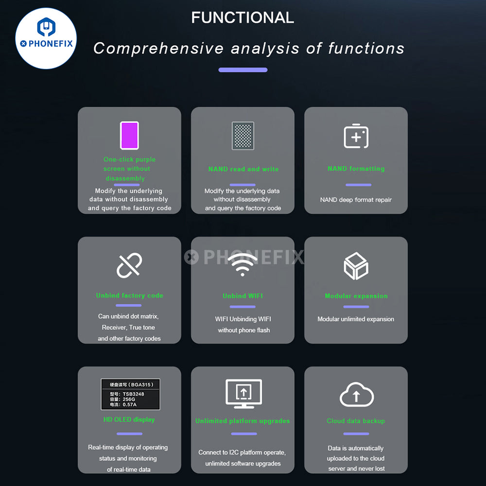 i2C P15 Pro Nand Programmer For iPhone 6-15 iPad BGA110 BGA315