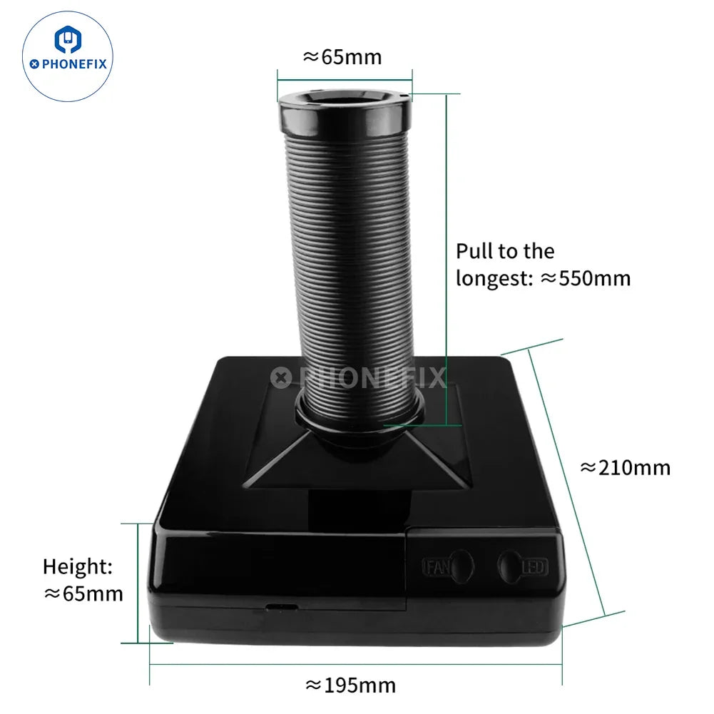 Premium Solder Fume Extractor | Compact Desktop Smoke Absorber