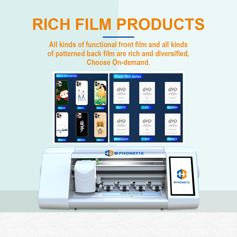 E210 Unlimited Film Cutting Machine Screen Protector Cutter