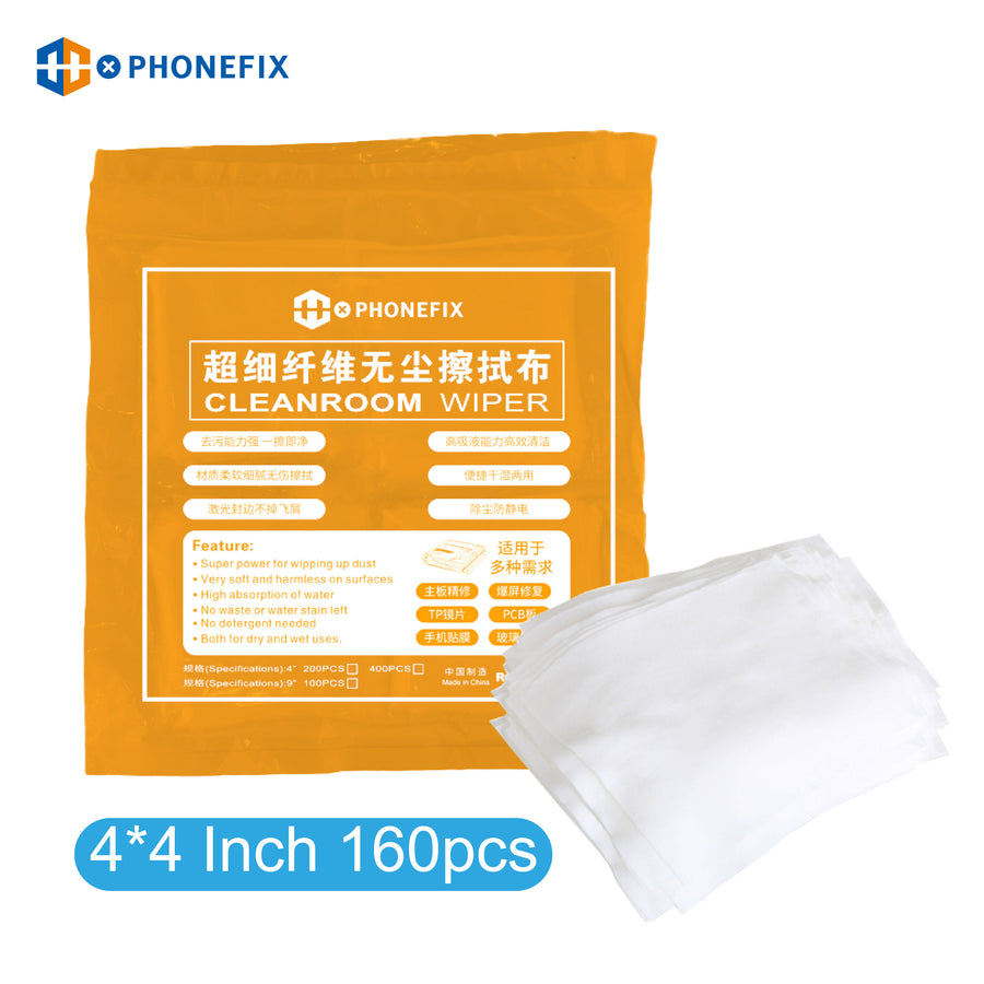 4*4 Inch Non-dust Cleaning Cloth Soft Dust Removal Clean Cloth