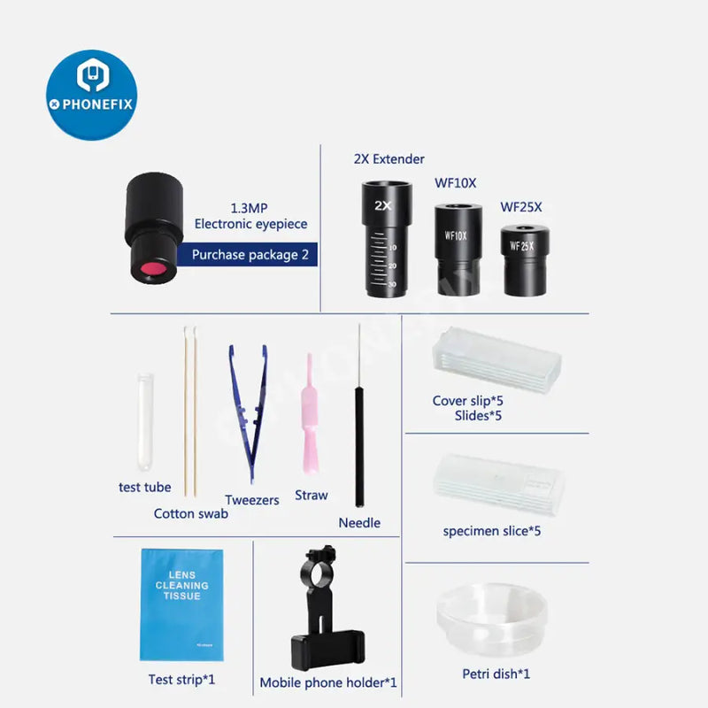 2000x Zoom Biological HD Microscope For Student Laboratory Education