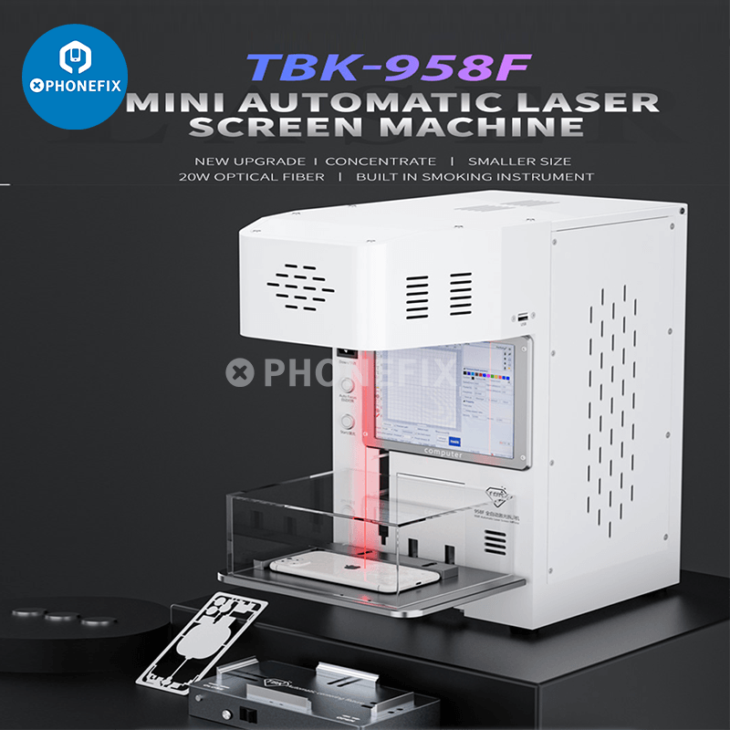 20W TBK-958F Auto Laser Machine iPhone Back Glass Removal Tool