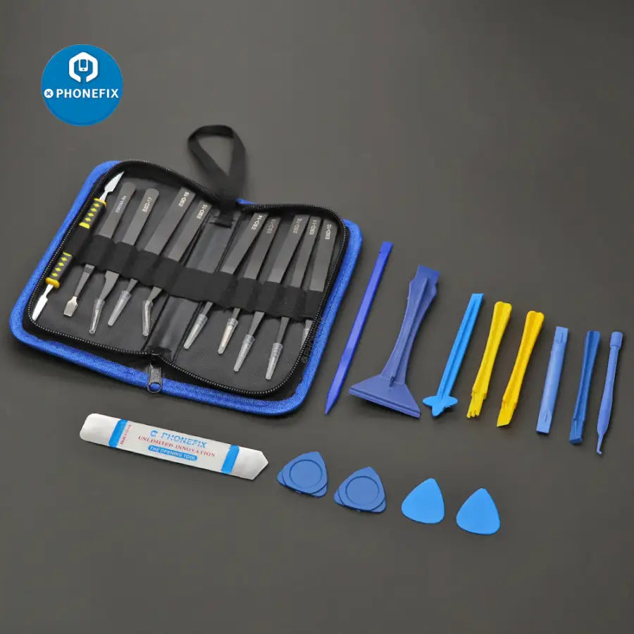 23 In 1 Professional Tweezers Set Screen Opening Toolkit For Phone Rep