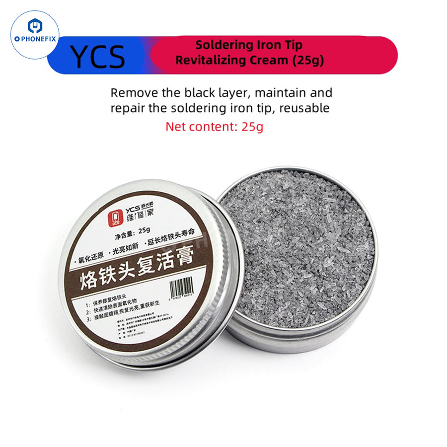 YCS Refresher Soldering Iron Tip Oxidation Cleaning Repair Cream