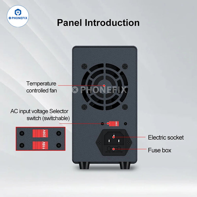 Wanptek GA Series Adjustable DC Voltage Regulator Digital Power Supply