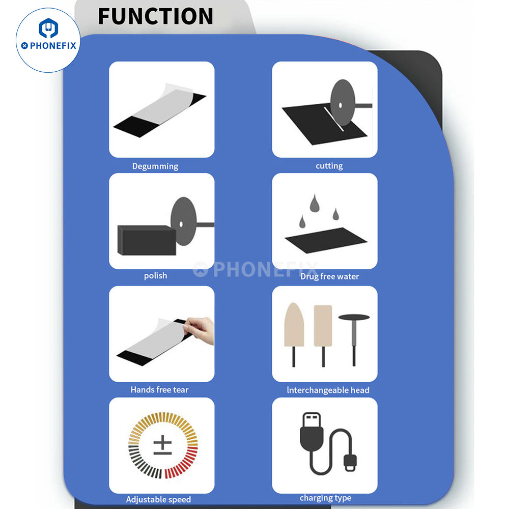G-07PRO LCD Screen OCA Glue Remover Grinding Cutting Tool