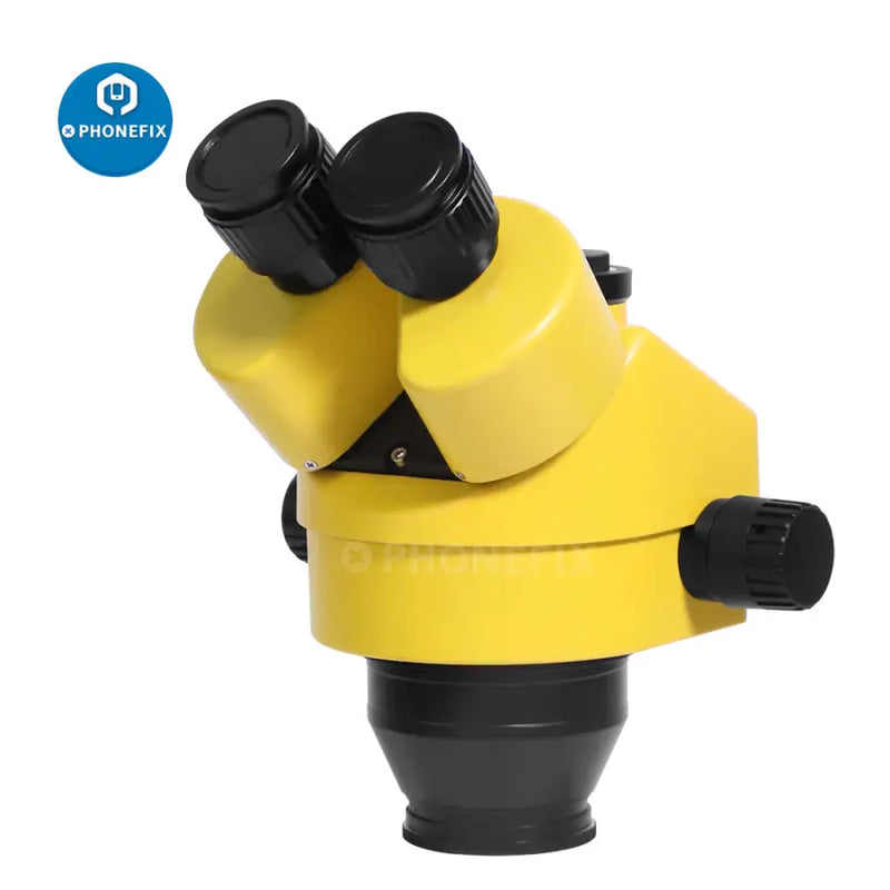 3.5X-90X Trinocular Zoom Stereo Microscope Head with 2.0X 0.5X Objecti