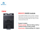 I2C P14 Pro BGA110 BGA70 Nand Programmer For iPhone 6S-15 Pro Max