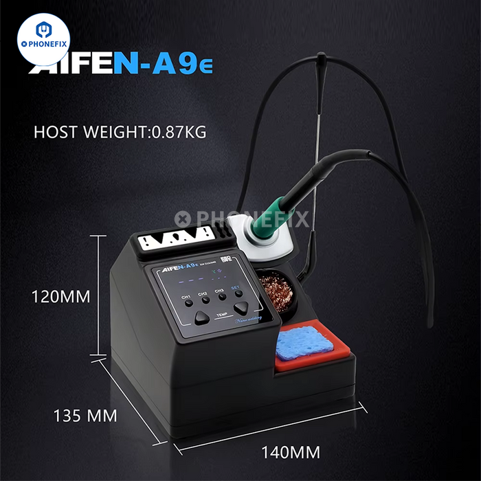 AIFEN A9E 160W Soldering Station With C210 C245 C115 Iron Tips