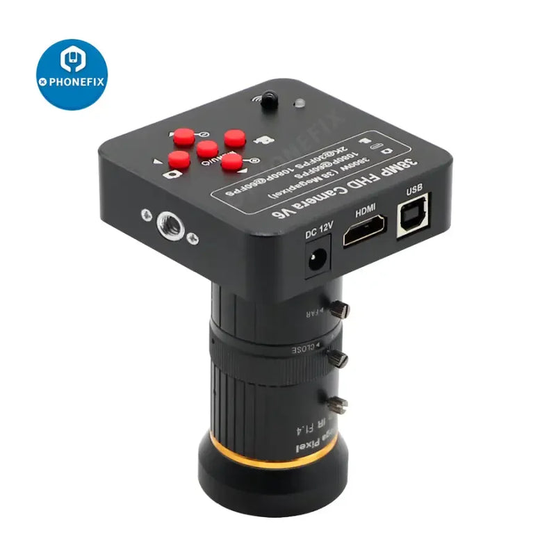 38MP HDMI USB 60FPS Camera 5.0-50mm F1.4 Lens Industry Live Camera