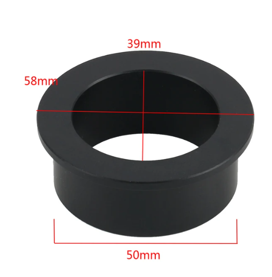 35/40/50/76mm C-Mount Lens Adapter Ring For Microscope Camera