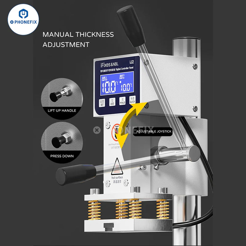 iFixes iJ2 Phone Screen Dual Preheating Holding Pressure Machine