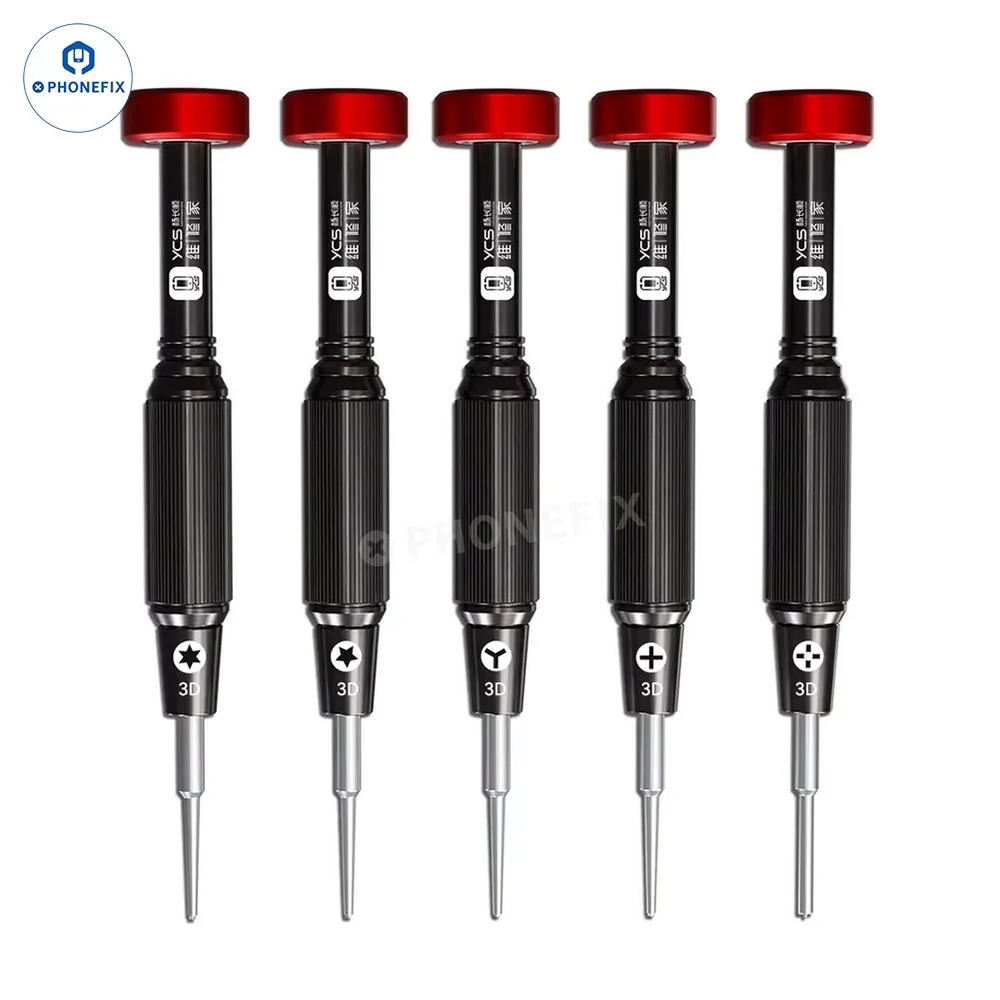 YCS-T05 Y-101 3D Screwdriver Set 5-In-1 Magnetic Bits Disassembly Tool