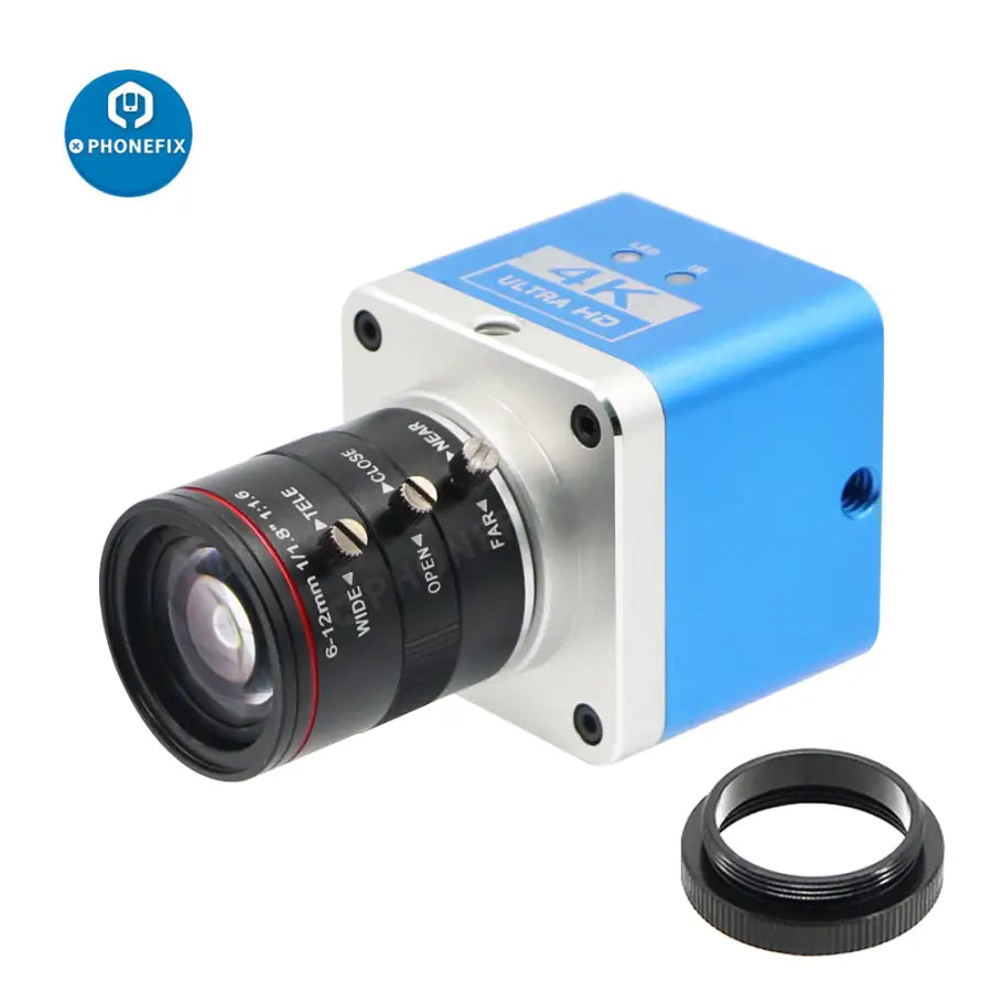 4K UHD USB Camera 6-12mm F1.6 Lens Live Industry Digital Camera