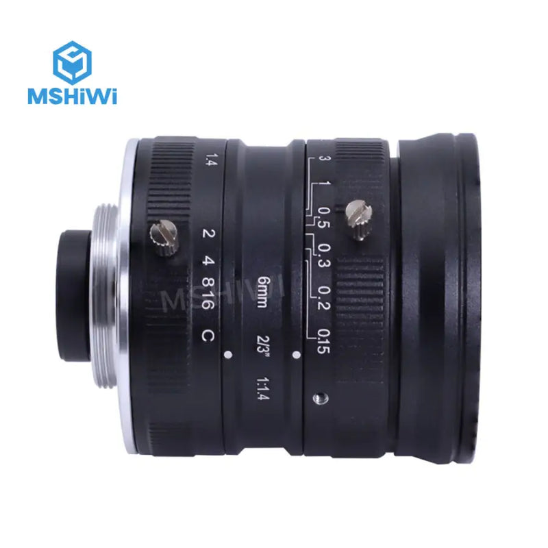 5.0MP C-mount 6mm FA Lens 2/3" F1.4 Industrial Camera Len