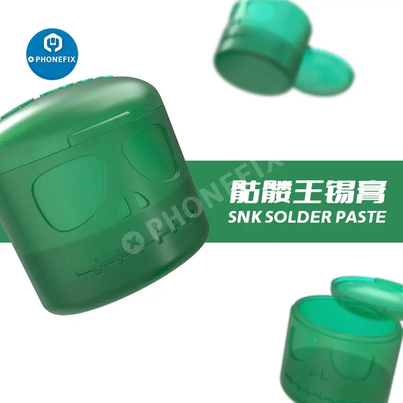 2UUL Red Skull Solder Paste Flux Soldering Repair 148℃ 183℃ 199℃ 50g