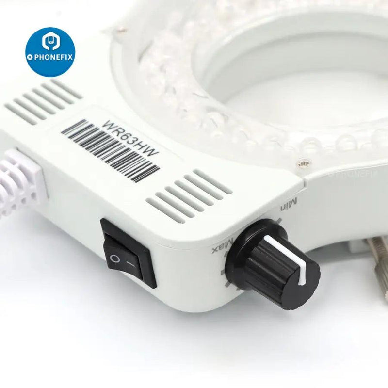 56 LED Adjustable Ring Light Illuminator Lamp for Stereo Microscope