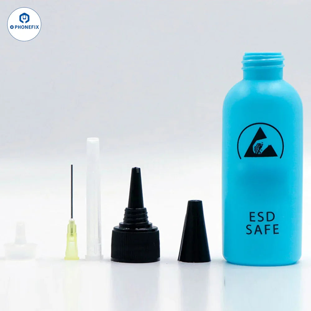 60ML Antistatic Solvent Bottle With Needle Tip Flux Dispenser