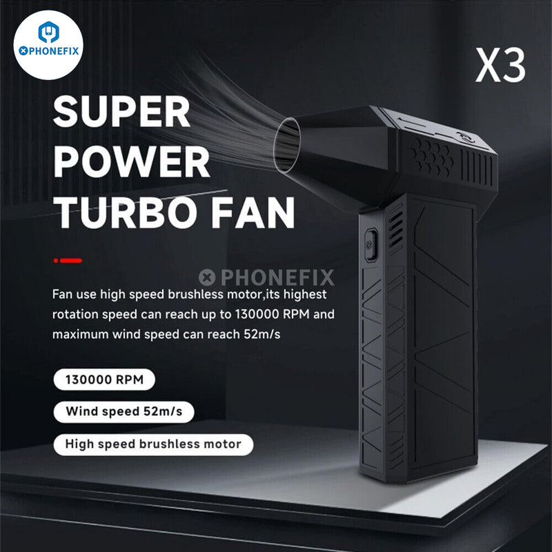 Super Power Turbo Fan Mini Blower Violent Fan 130,000 RPM