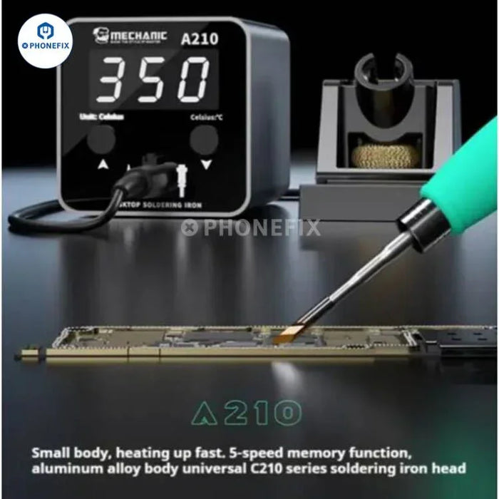 Mechanic A210 Max Dual Soldering Iron Station With Digital Display