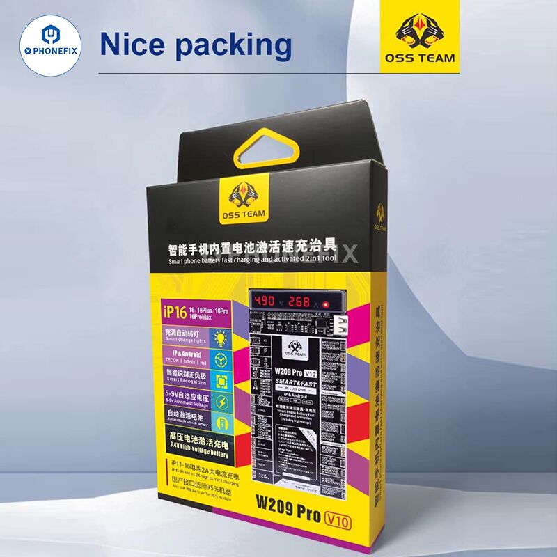 W209 Pro 2 IN 1 iPhone Android Phone Battery Activation Charge Board