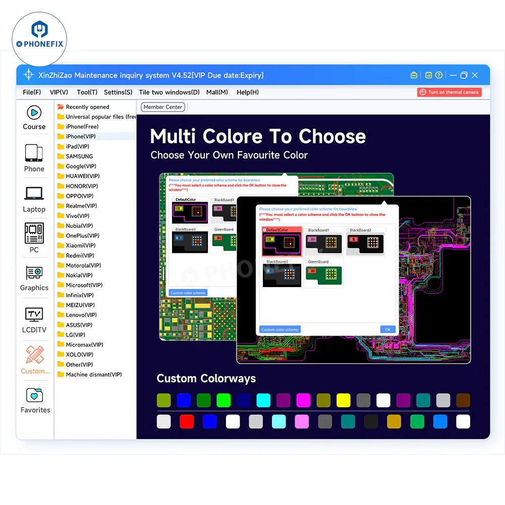 Online Drawing XZZ Schematic Diagrams Tool for Mobile Phone Repair