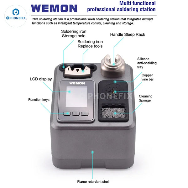 WEMON T31 Soldering Station Compatible C115 C210 C245 Iron Tip | CHINA ...