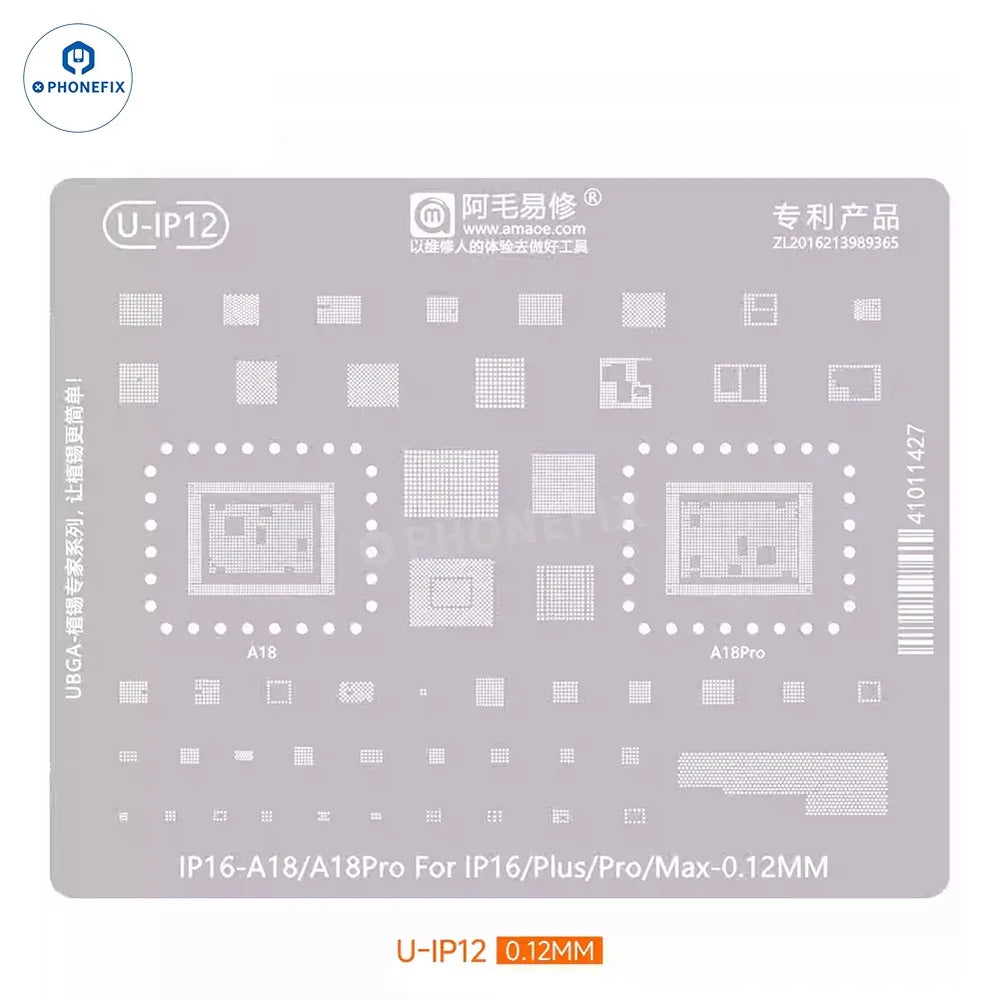 High-Precision Phone BGA Reballing Stencils for Expert Repairs