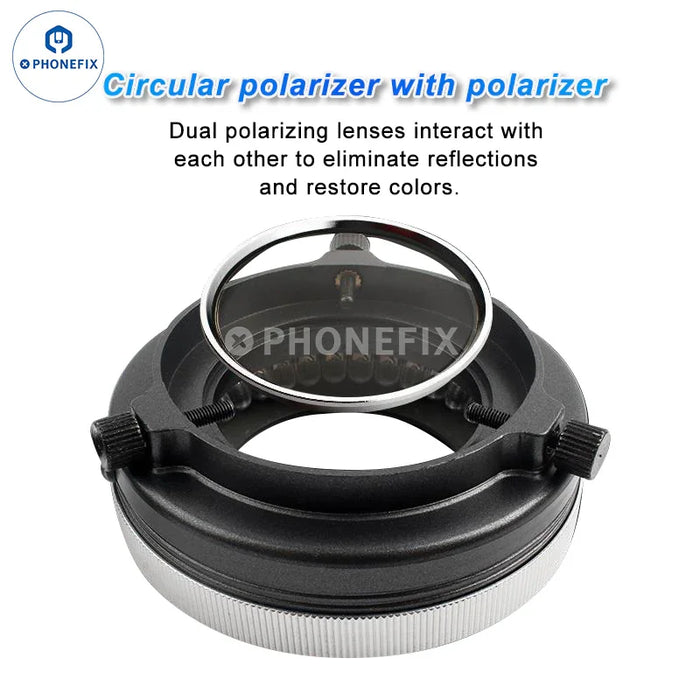 iFixes iL37 Microscope Illuminators Polarized Ring Light 96Pcs LEDs La