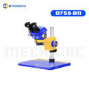 Mechanic D75S D75T 7X-50X Industrial Trinocular Stereo Microscope