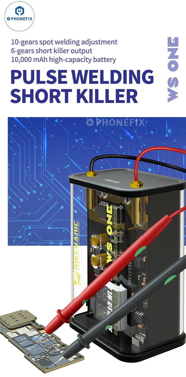 Mechanic WS ONE Spot Welding Short Killer Machine Burning Tool
