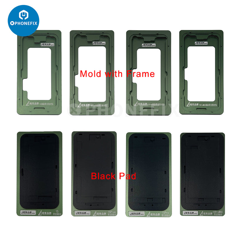 LCD Screen Alignment Mold With Bezel Frame For iPhone 14/15/16 Pro Max