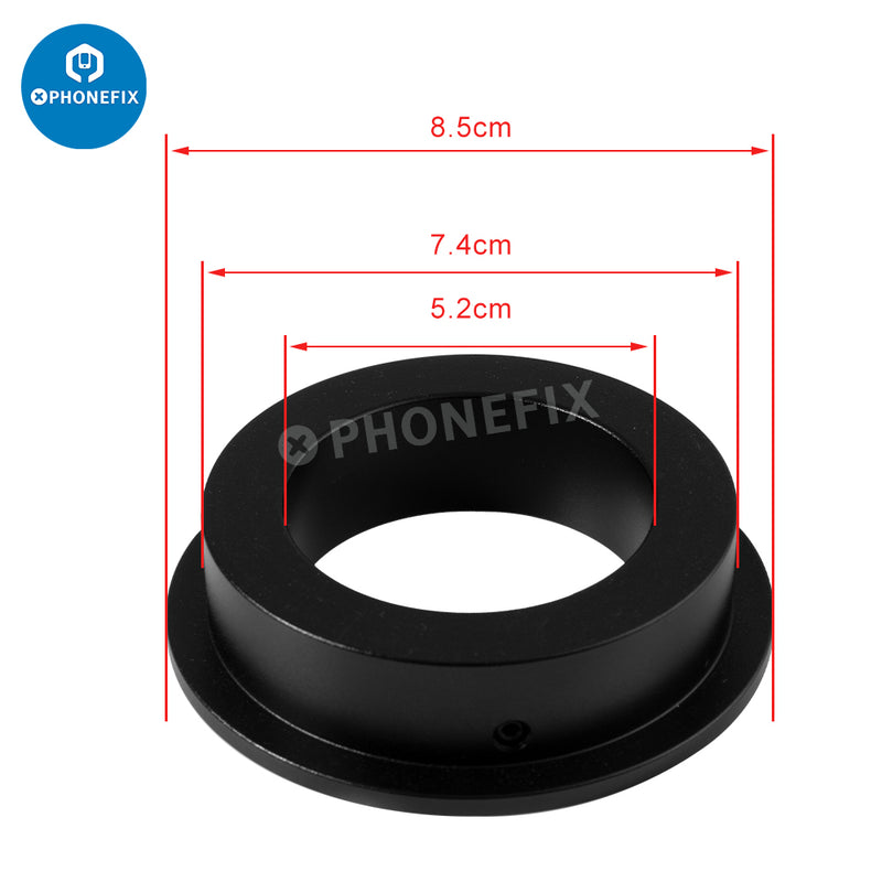 35/40/50/76mm C-Mount Lens Adapter Ring For Microscope Camera