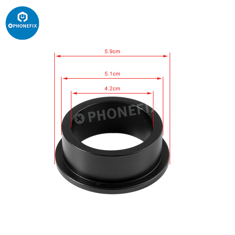 35/40/50/76mm C-Mount Lens Adapter Ring For Microscope Camera