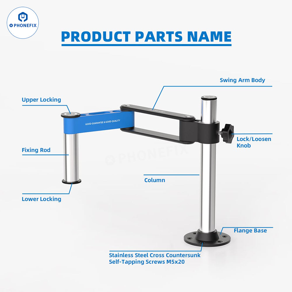 FORWARD FW-R02 FW-R03 Microscope Swing Arm Adjustable