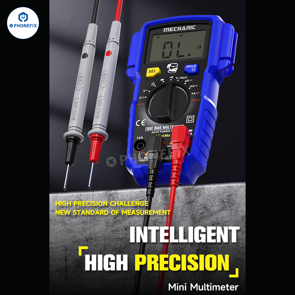 Mechanic Mini TD Five MX Digital Multimeter NCV Temp Measurement