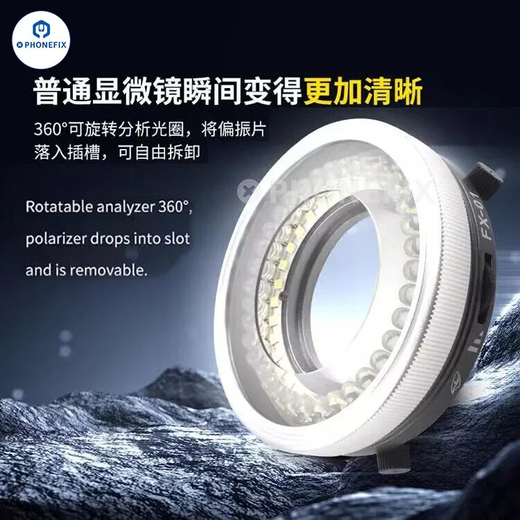 iFixes iL37 Microscope Illuminators Polarized Ring Light 96Pcs LEDs La