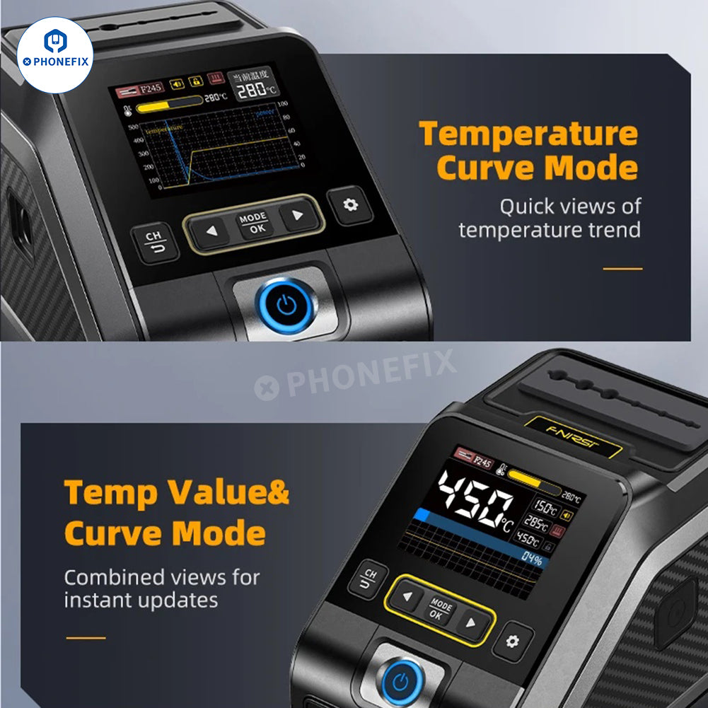 FNIRSI DWS-200 200W Soldering Station With T210 T245 Handle