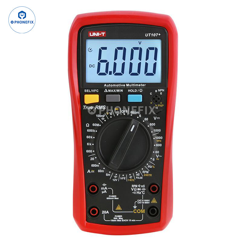 UT109 UT107 Digital Multimeter Hand-held Multi-Purpose Meter